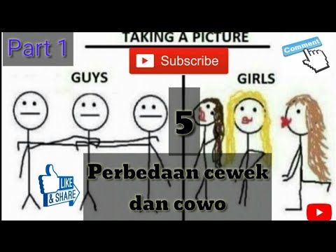 5 MEME perbedaan cewe da cowo dalam kehidupan sehari hari. (PART 1)