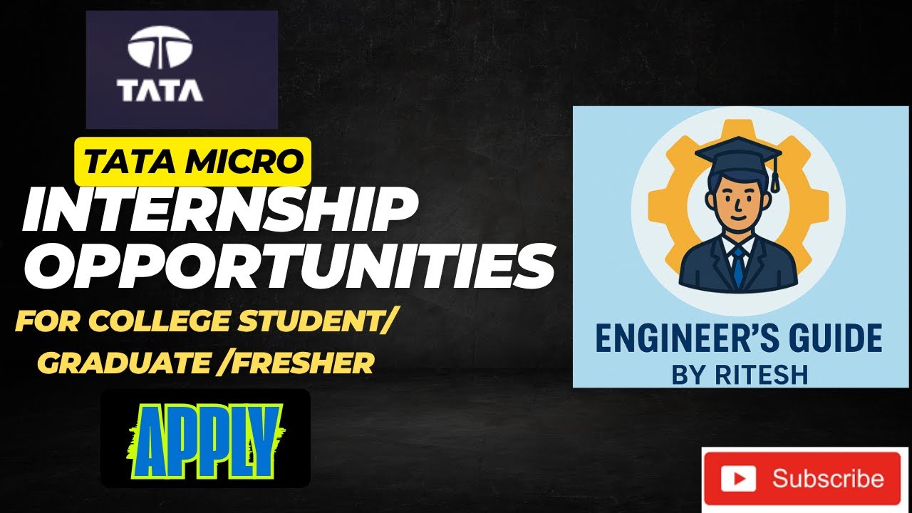 TATA Micro internship 2025 | Free certificate | Apply now - YouTube