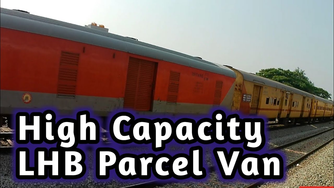 High Capacity LHB Parcel Van with #vasco Yeshwantpur Express ...