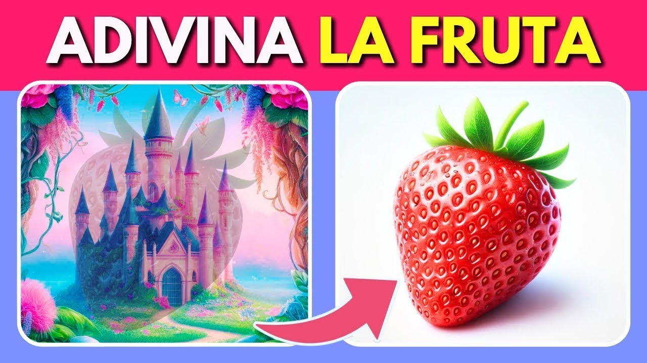 Adivina por ILUSIÓN - Frutas y Verduras Edición 🍎🥑🍌 Niveles Fácil ...