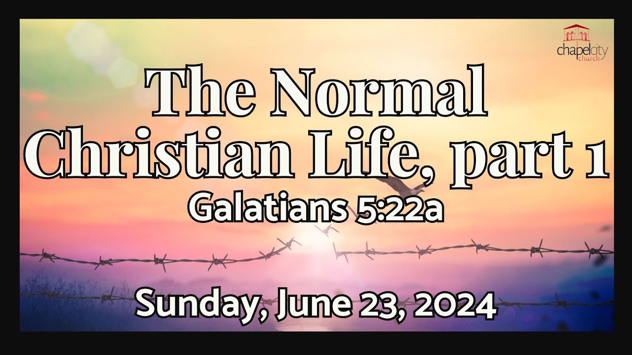 The Normal Christian Life, part 1 - YouTube