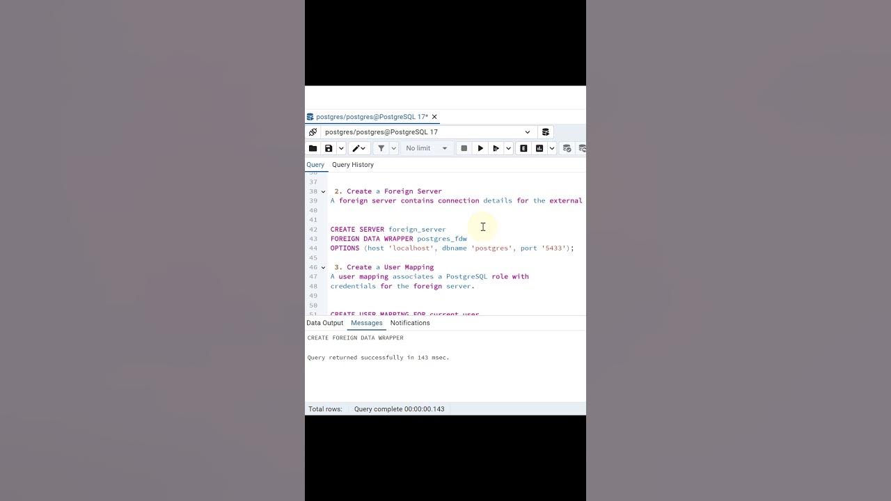 How To Create Foreign Server In Postgresql Best Postgresql Tutorial