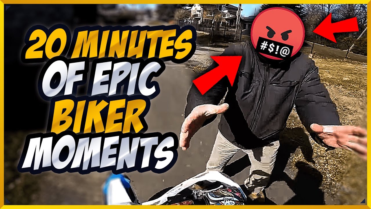 20 Minutes of Epic Biker Moments! - EPIC & CRAZY MOTORCYCLE MOMENTS ...