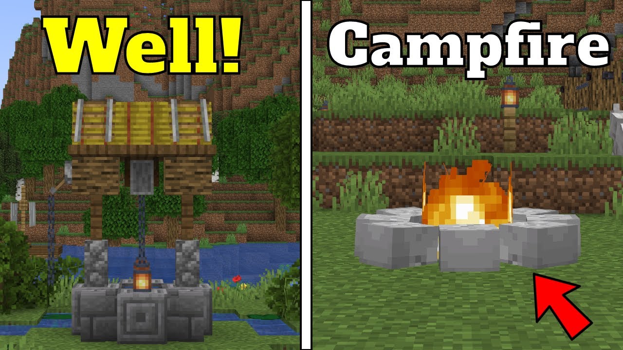 5+ Simple Outdoor Buildhacks for Your World! [Minecraft] - YouTube