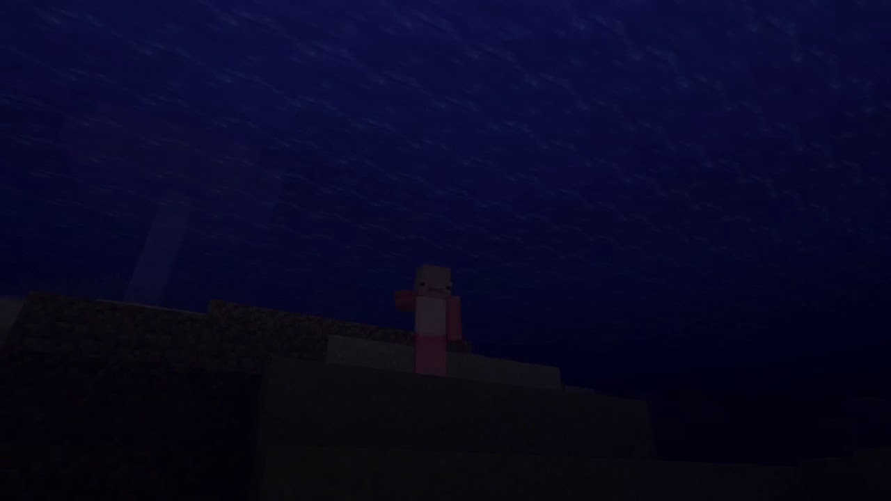 Minecraft blobfish dances in wate! - YouTube