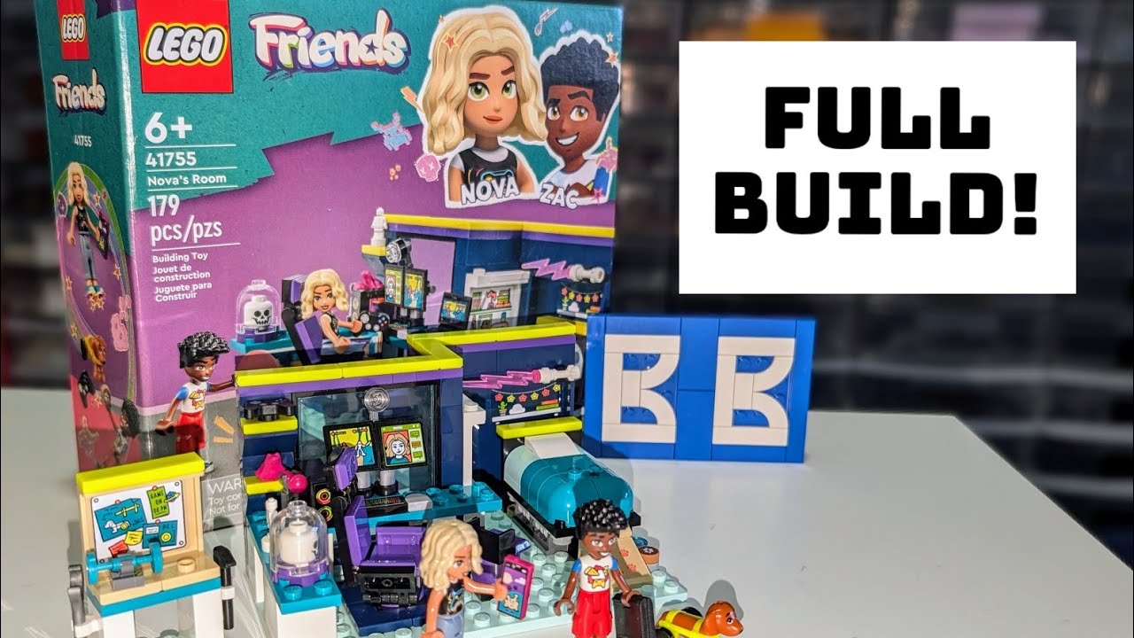 Lego Friends 41755: Nova's Room: Full build and Commentary - YouTube