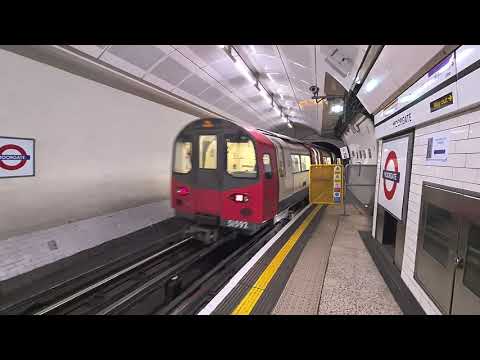 Elizabeth line Access From the Northern line Platform at Moorgate - YouTube