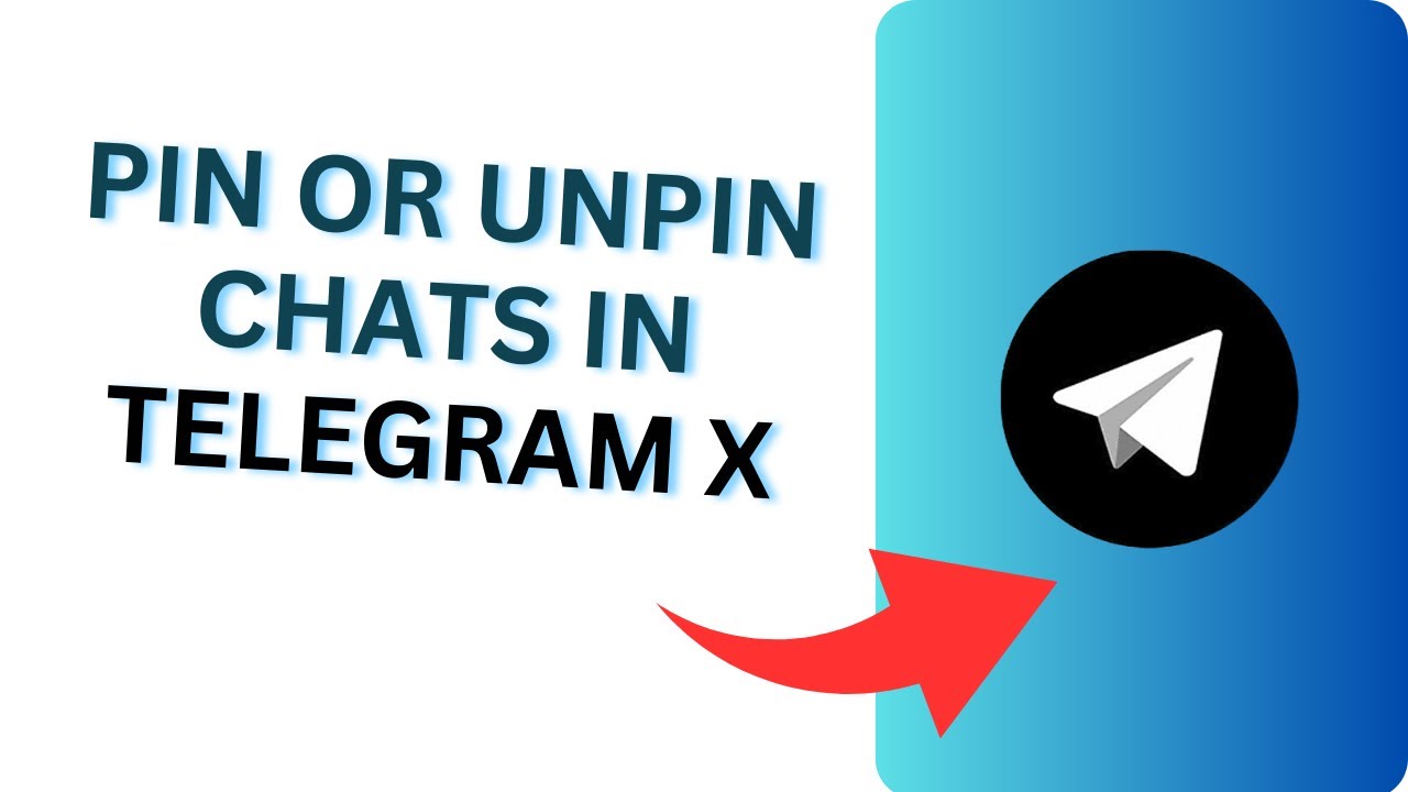 How to Pin or Unpin Chats in Telegram X? - YouTube