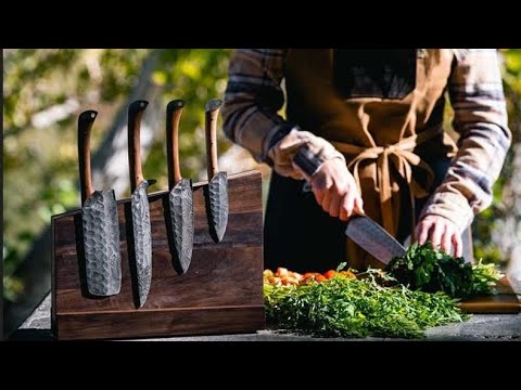 Handmade Kitchen Chef Sets Made by Magnificent Knives - YouTube