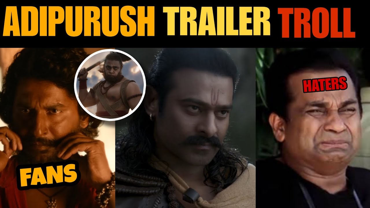 ADIPURUSH TRAILER TROLL || Gully troller bolte #troll - YouTube