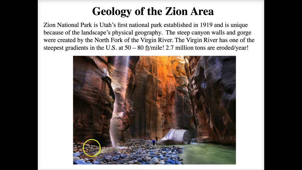Geology of the Zion Area - YouTube