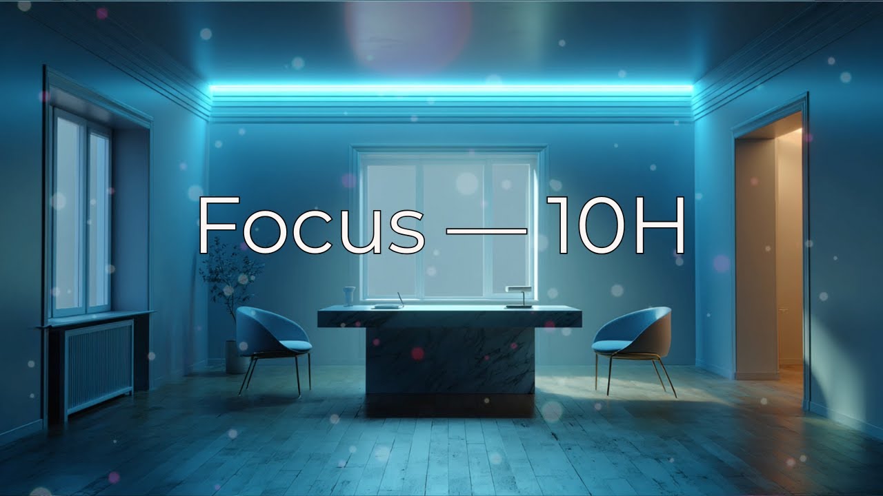 Futuristic Study Room — ADHD Deep Focus Ambience (10 Hours) - YouTube