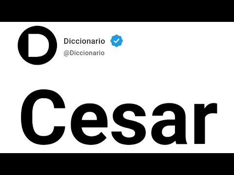 Cesar Significado En Español - YouTube
