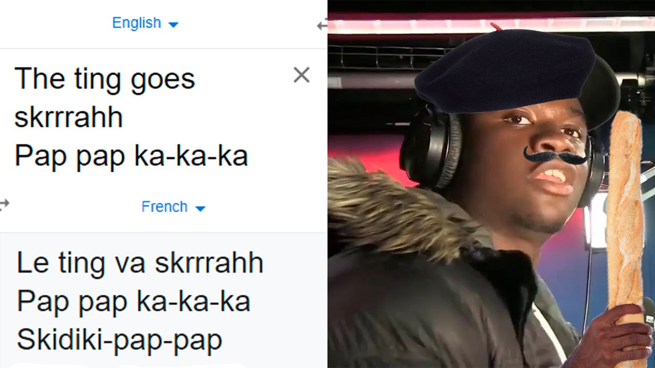The ting goes skrrrahh in different languages meme - YouTube