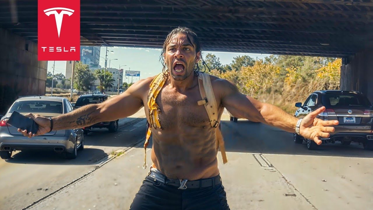 TESLA ROAD RAGE ATTACK CAUGHT ON CAMERA - YouTube