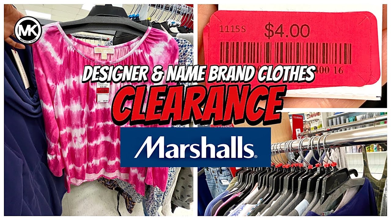 MARSHALLS SHOP WITH ME FOR CLOTHING ON CLEARANCE 🔴 DESIGNER & NAME ...