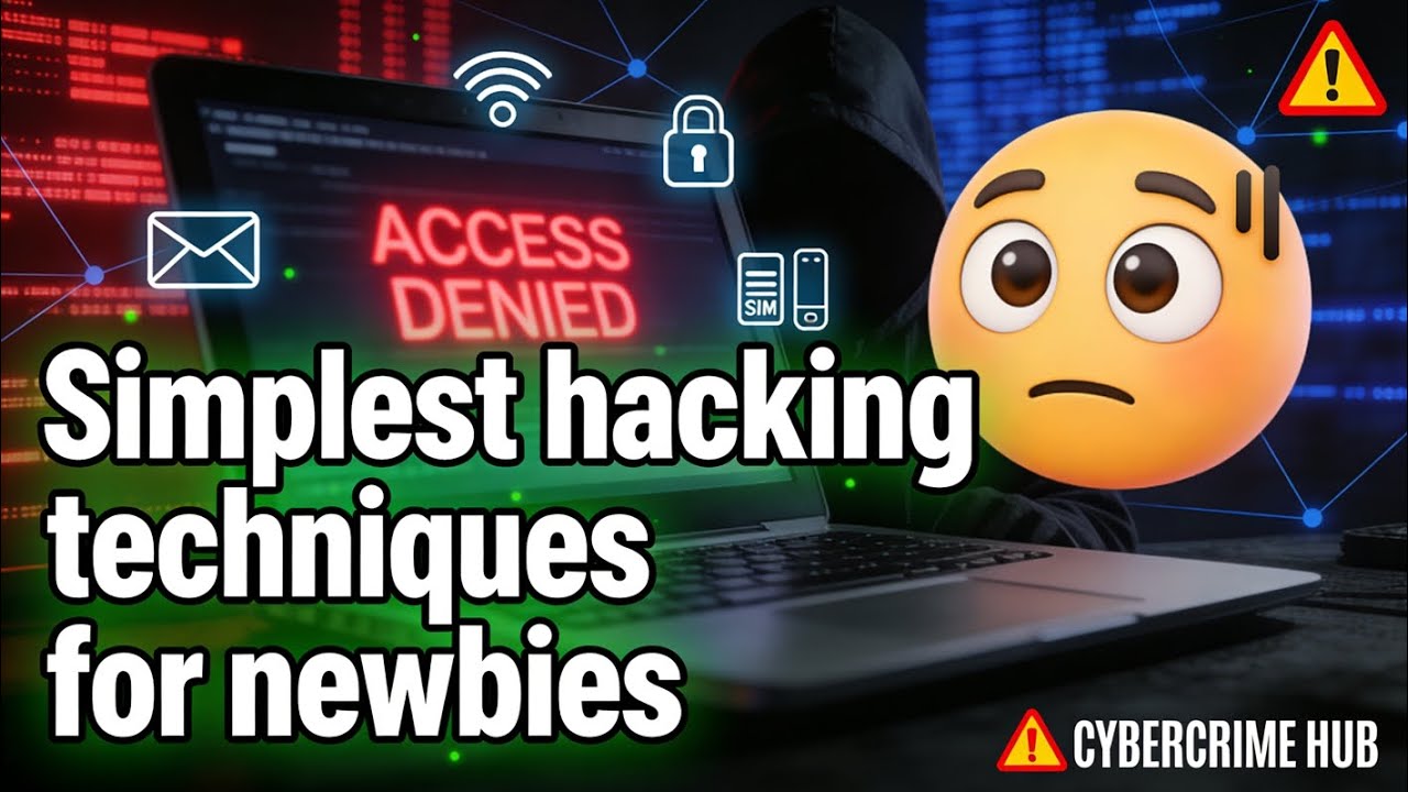 11 Simplest Hacking Techniques Hackers Use Today To hack devices - YouTube