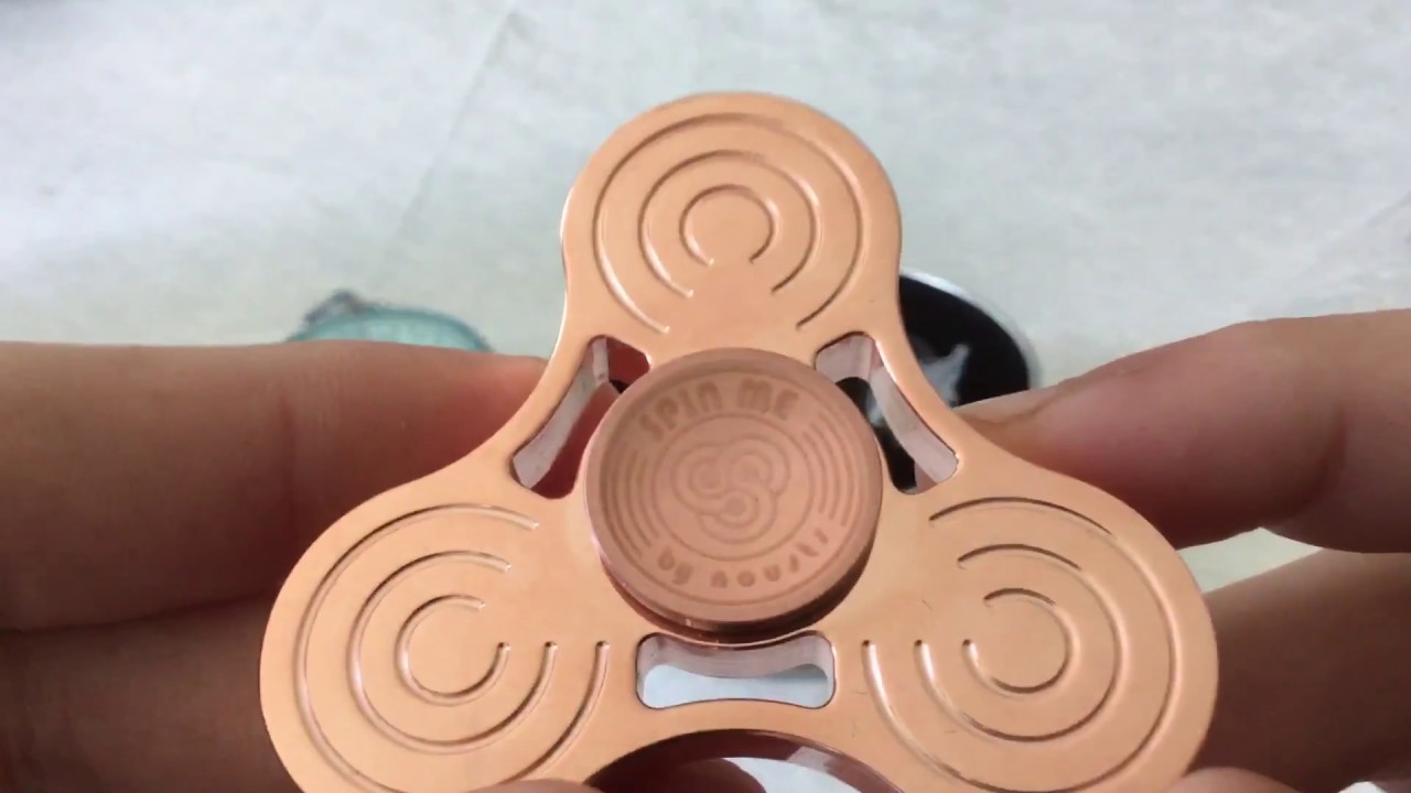 Copper spin me fidget spinner by Nousts - YouTube