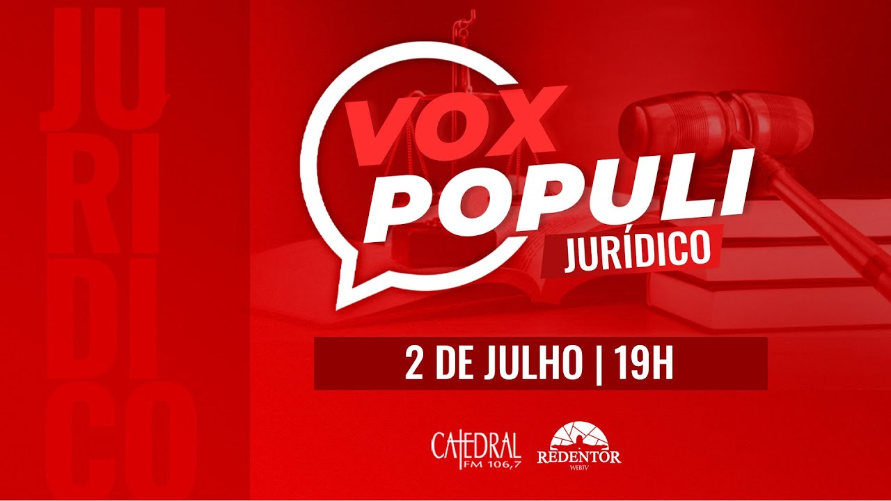Programa Especial Vox Populi - Jurídico | ArqRio | 02/07/2024 - YouTube