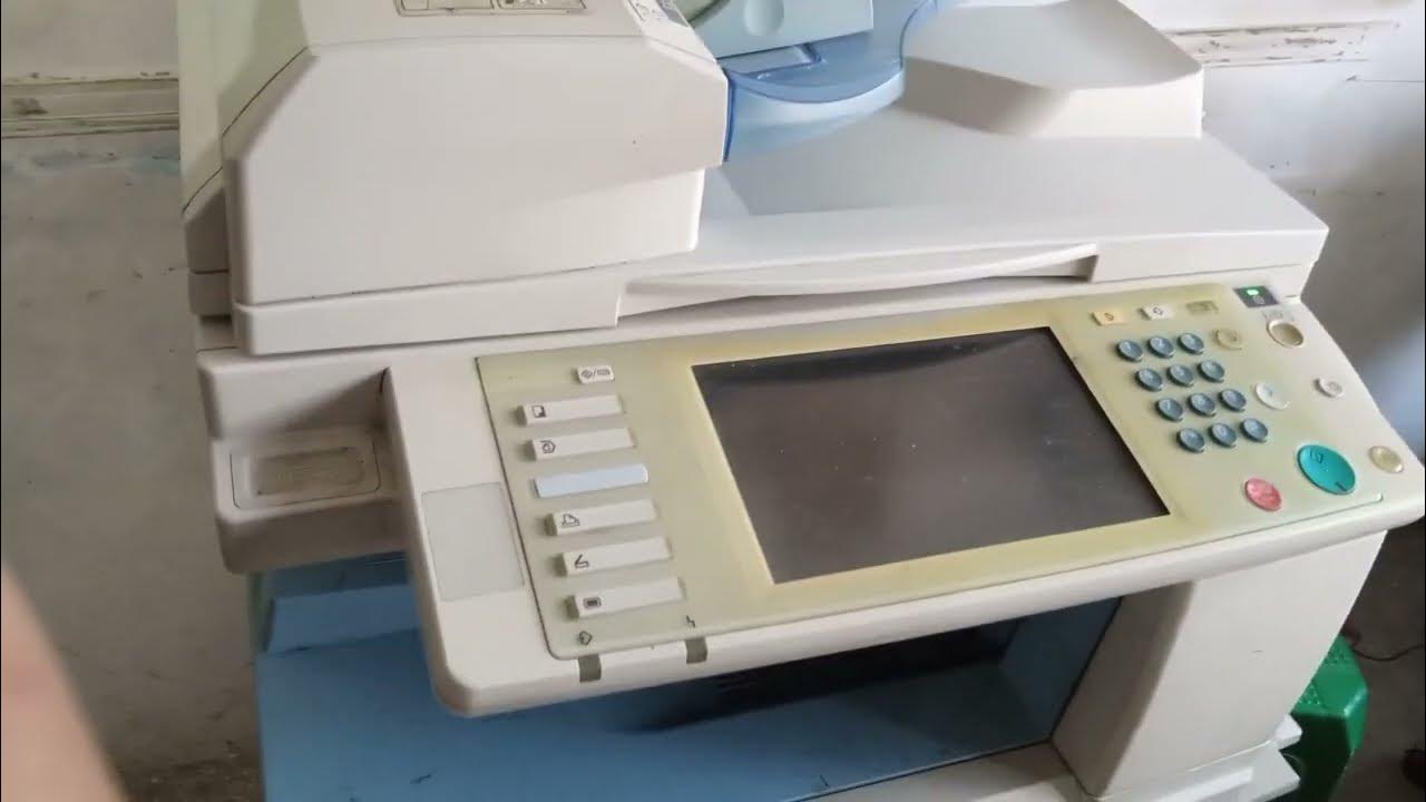 How to connect Photocopy Machine to computer || how to print documents ...