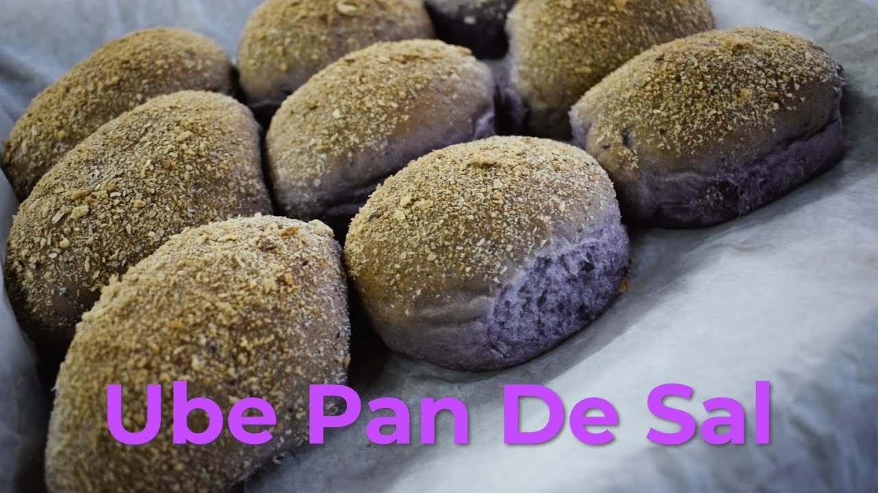 Purple Yam Buns with Cheese, a.k.a. Ube Pan De Sal with Cheese - YouTube