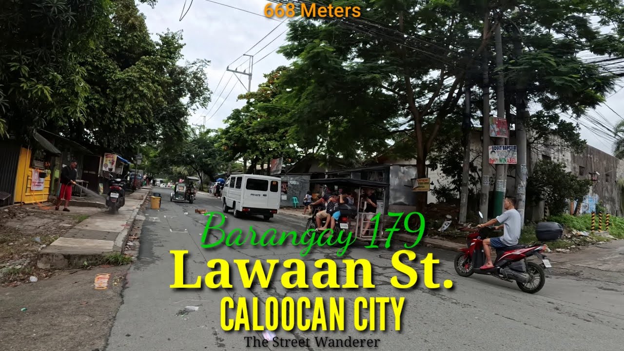 Marched Solitarily Through LAWAAN STREET in Caloocan City in the ...