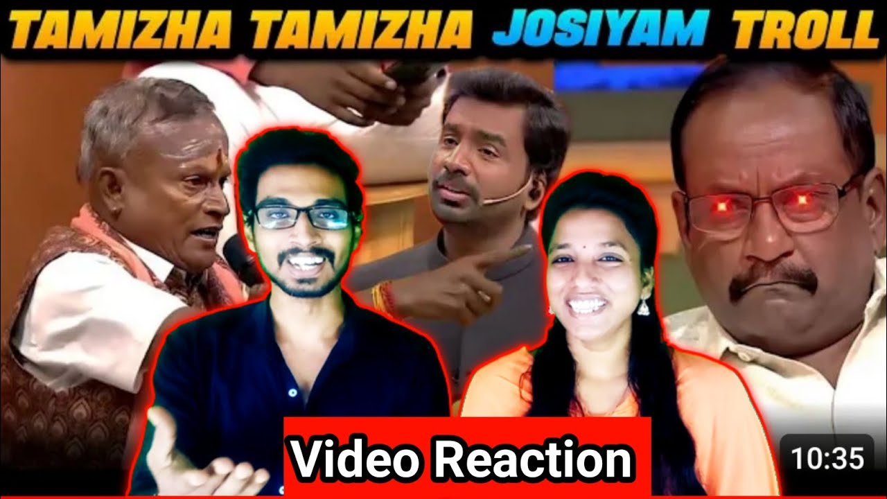 Thamizha Thamizha Josiyam Troll 😂|Memes Studio Video Reaction|Tamil Couple Reaction|@abiraje ...