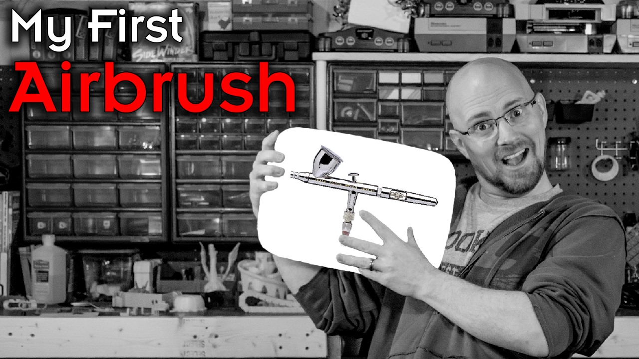 My First Airbrush - First Time Using It - YouTube