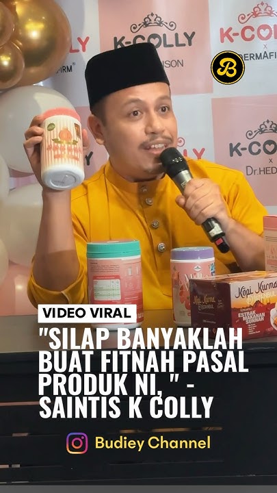 SILAP BANYAKLAH KALAU NAK FITNAH PRODUK NI - SAINTIS K COLLY - YouTube
