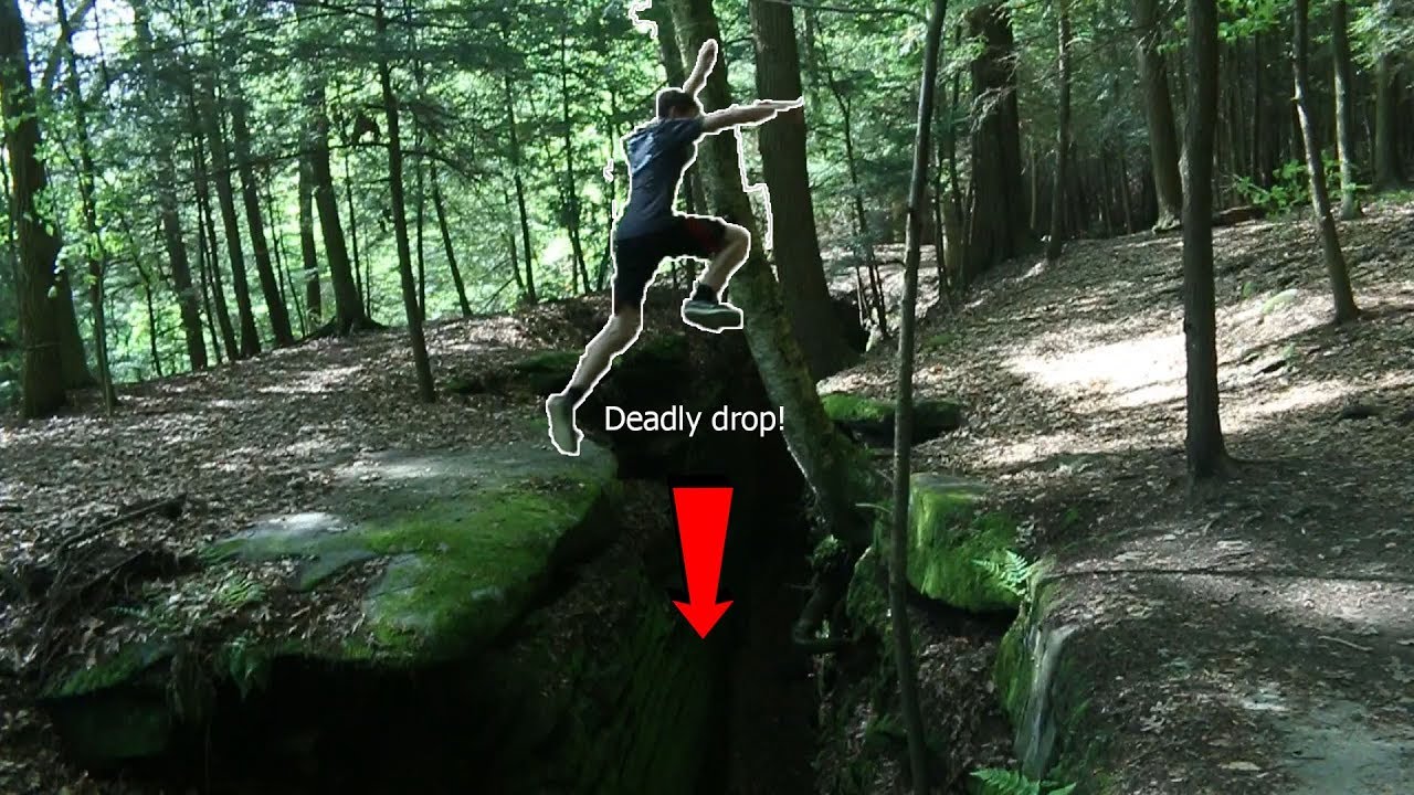 JUMPING LEDGES AT CUYAHOGA NATIONAL PARK! - YouTube