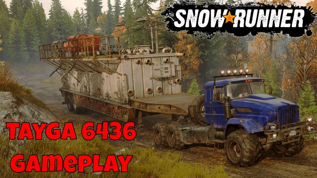 Snowrunner - Tayga 6436 Gameplay Last Contract Michigan - YouTube