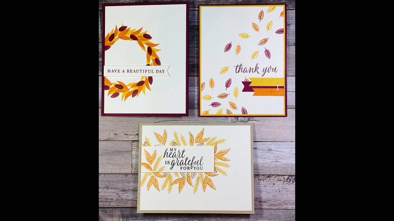 Three Easy Fall Cards with the Beautiful Autumn Stamp Set by Stampin ...