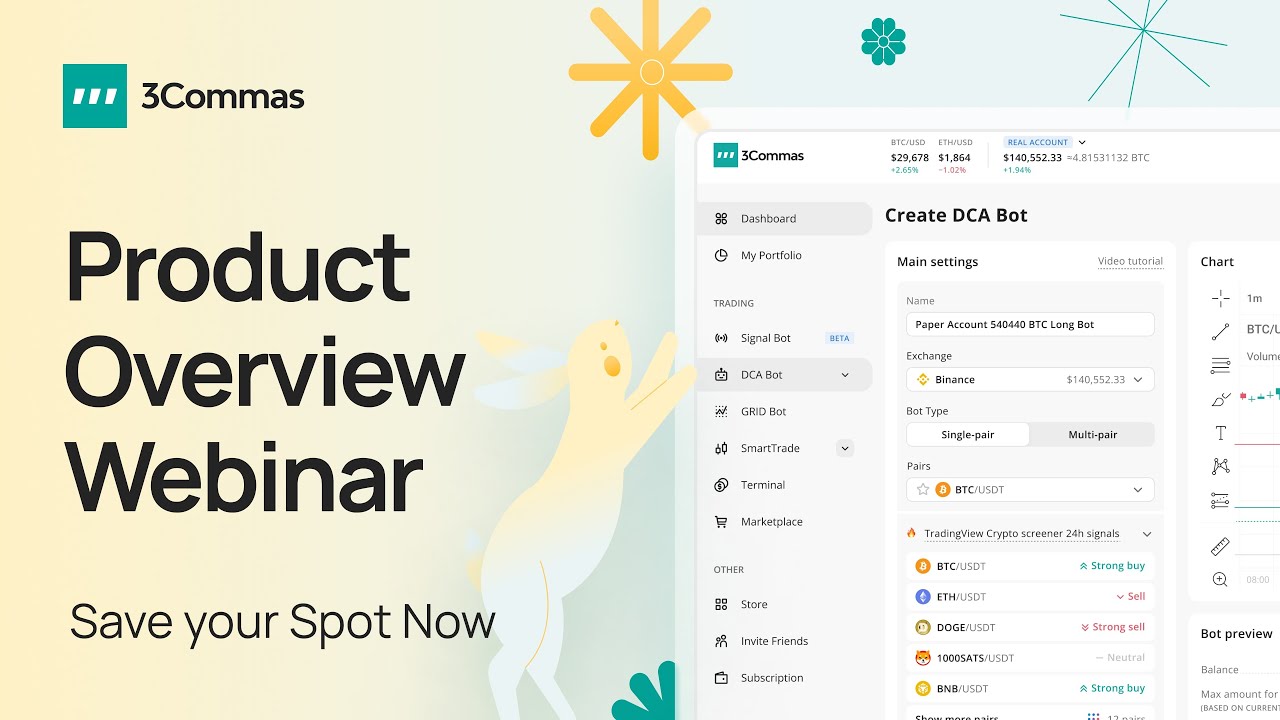 3Commas Webinar: Full Platform Tour + Q&A (Live!) - YouTube