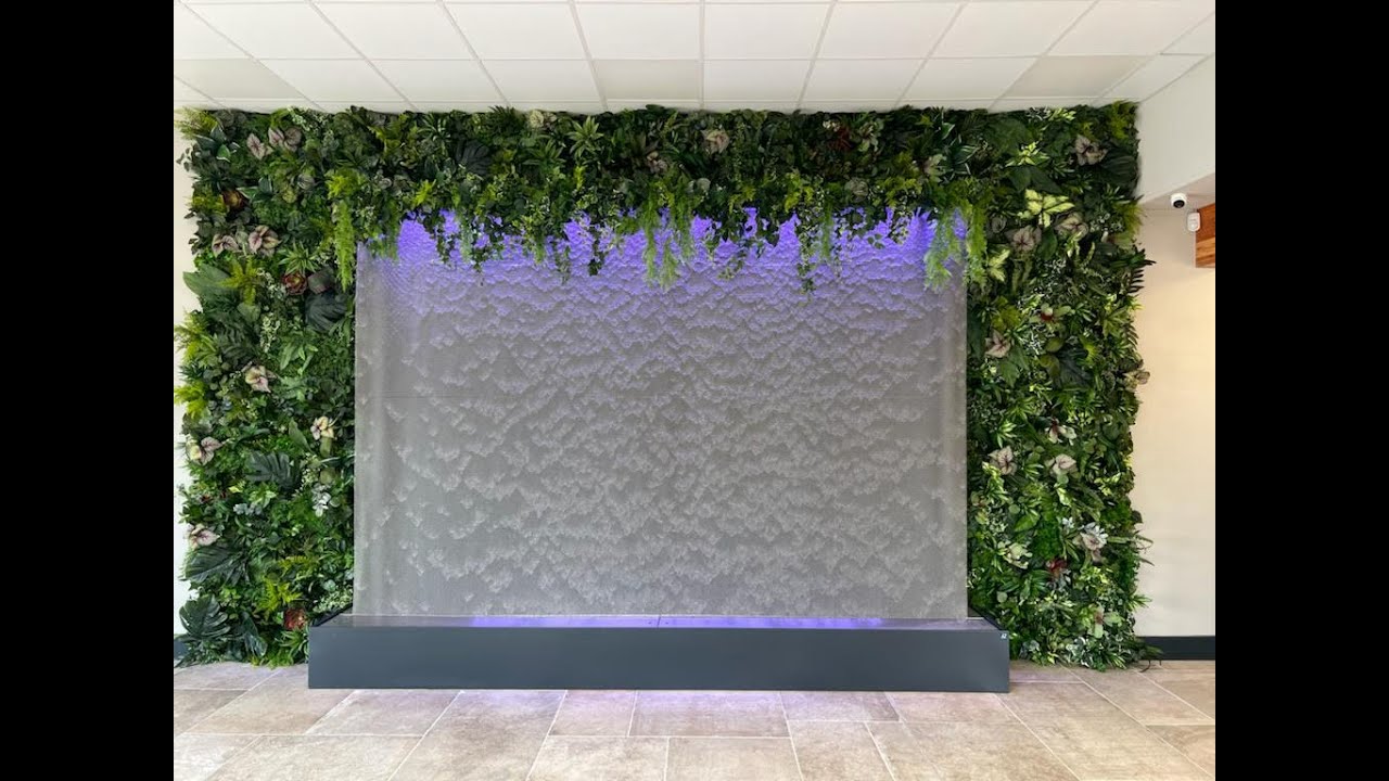 AquaVeil - Reception Water Wall - YouTube