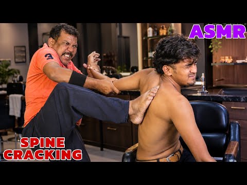 Spine Cracking & Neck Cracking ASMR Relaxation By ASIM | Deep Sleep Intense Body Massage 
