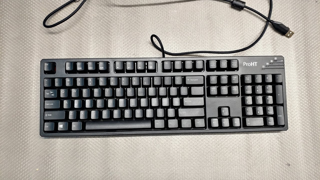 Inland ProHT Mechanical Keyboard Review (Otemu Blue Switch) - YouTube