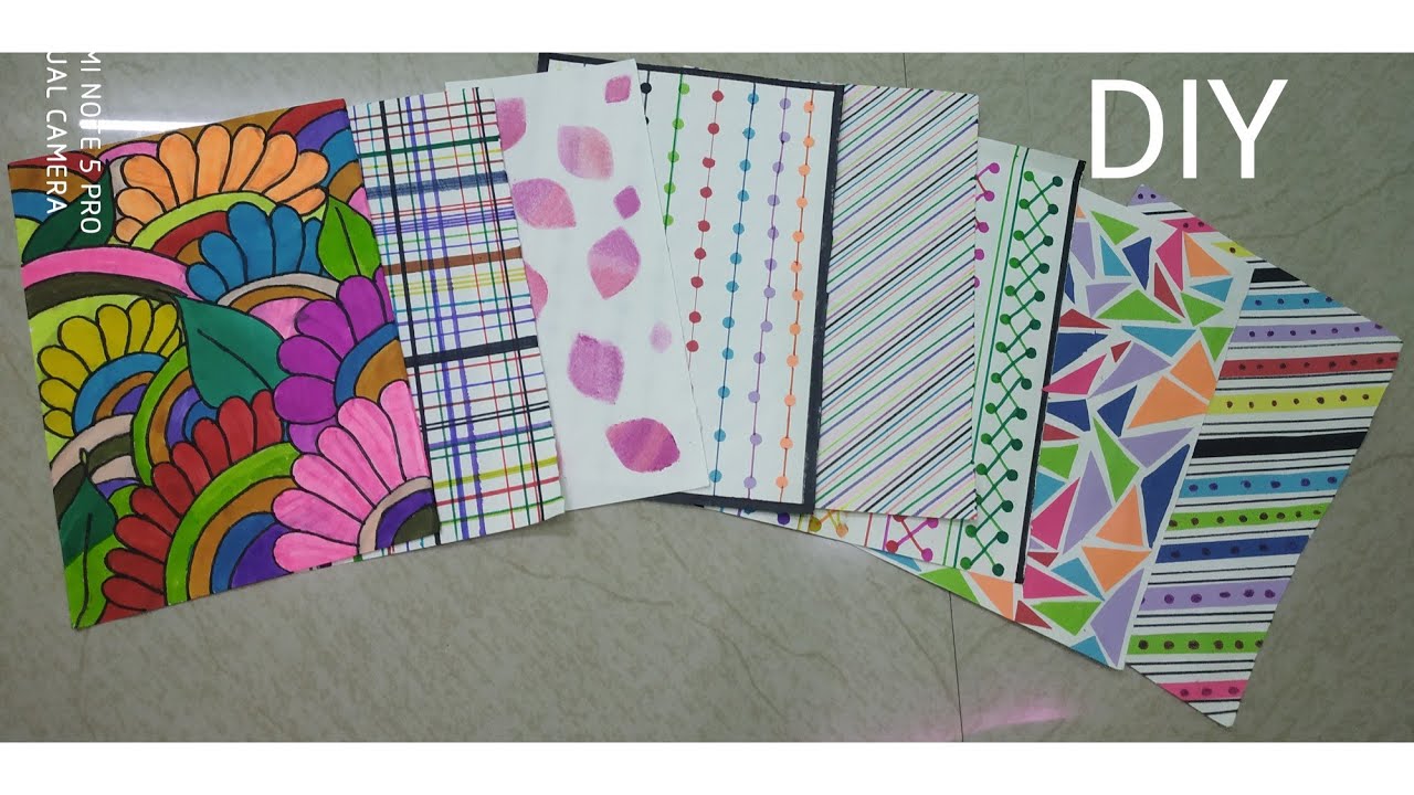 DIY pattern papers😍😍|ARTWORLD| - YouTube