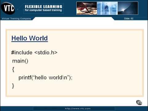 02 01 Hello World | C Tutorial - YouTube