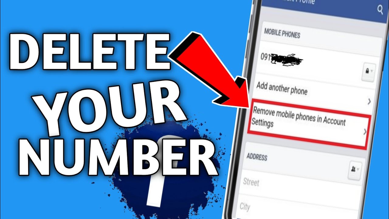 How to Delete Your phone number from Facebook profile (New Update ...