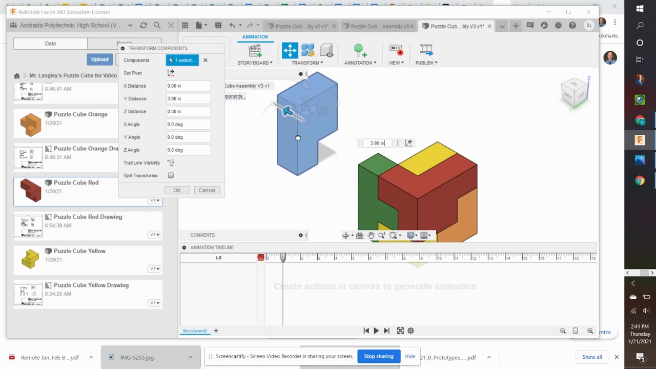 Puzzle Cube Assembly Video #2 - YouTube