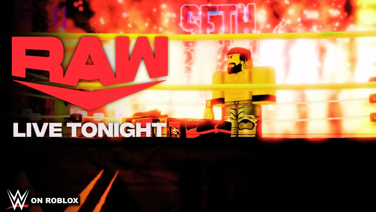 WWE On Roblox: Monday Night RAW - March 25th, Allstate Arena - YouTube