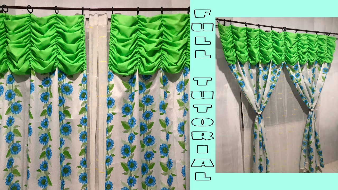 Sheer Curtain | Living room curtain | How To Make A Simple Curtain ...