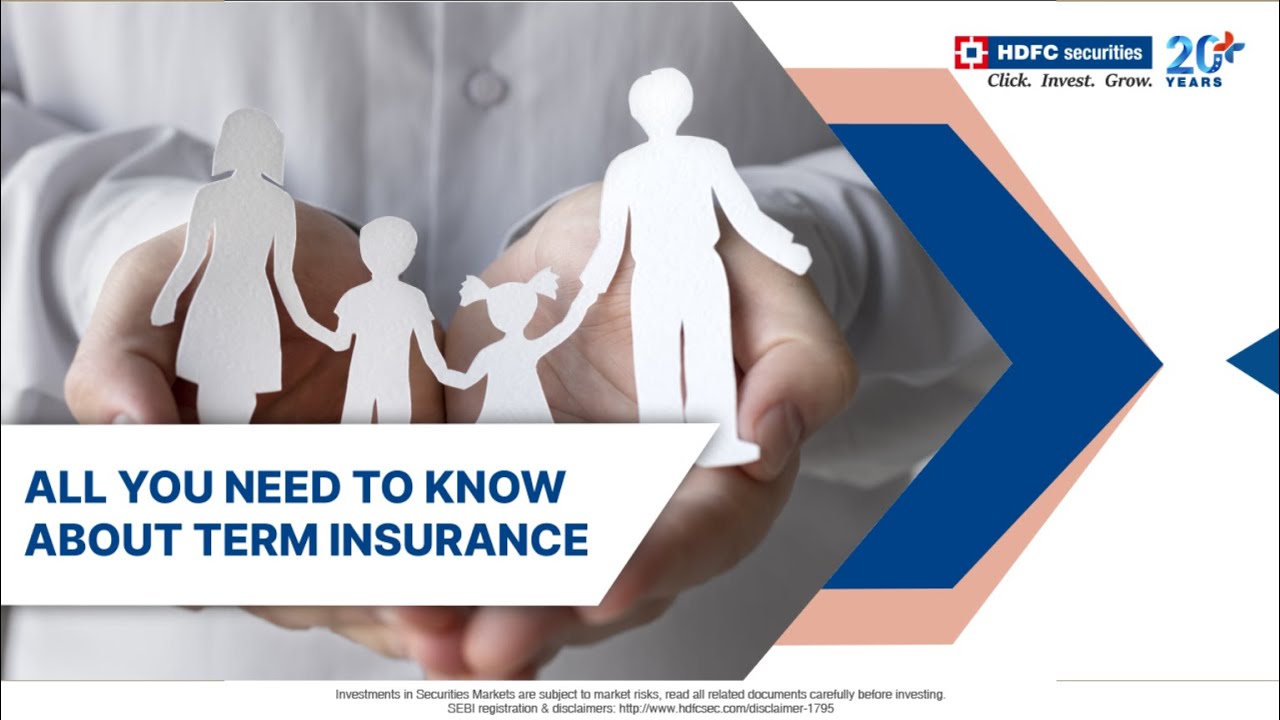 All you need to know about term insurance | How does Term Insurance ...