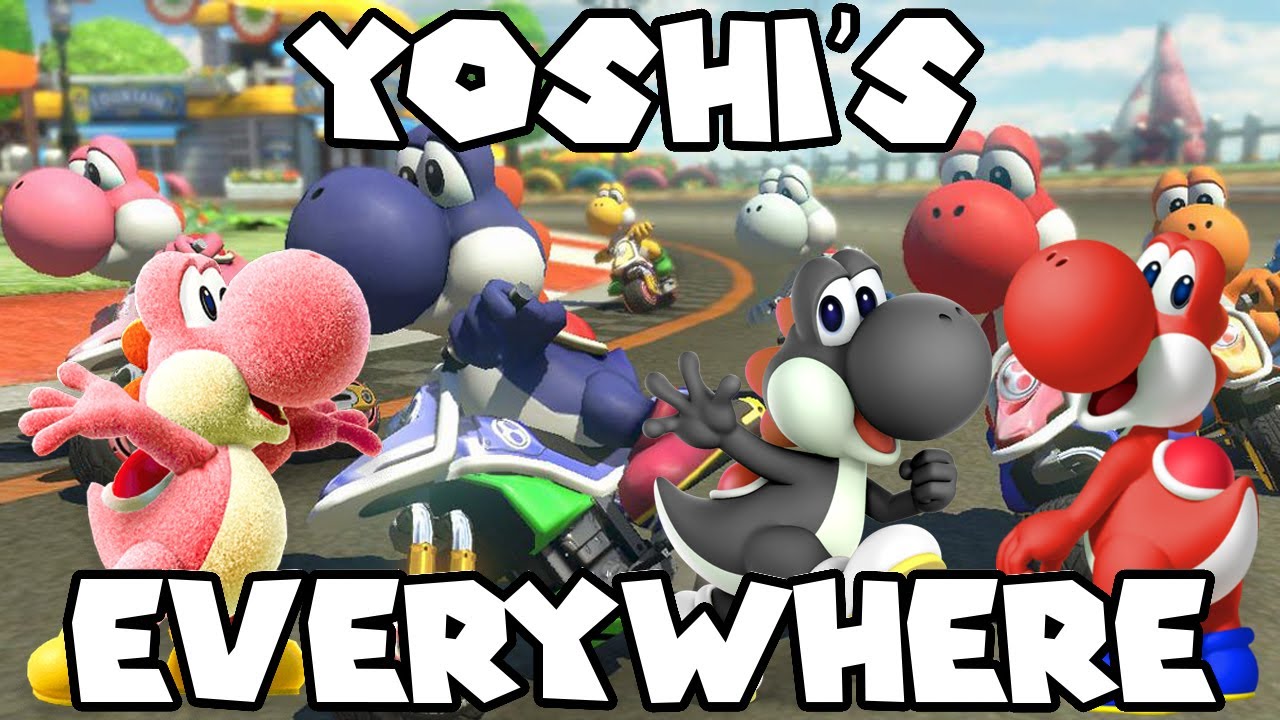 Easter Yoshi Invasion! - Mario Kart 8 Deluxe - YouTube