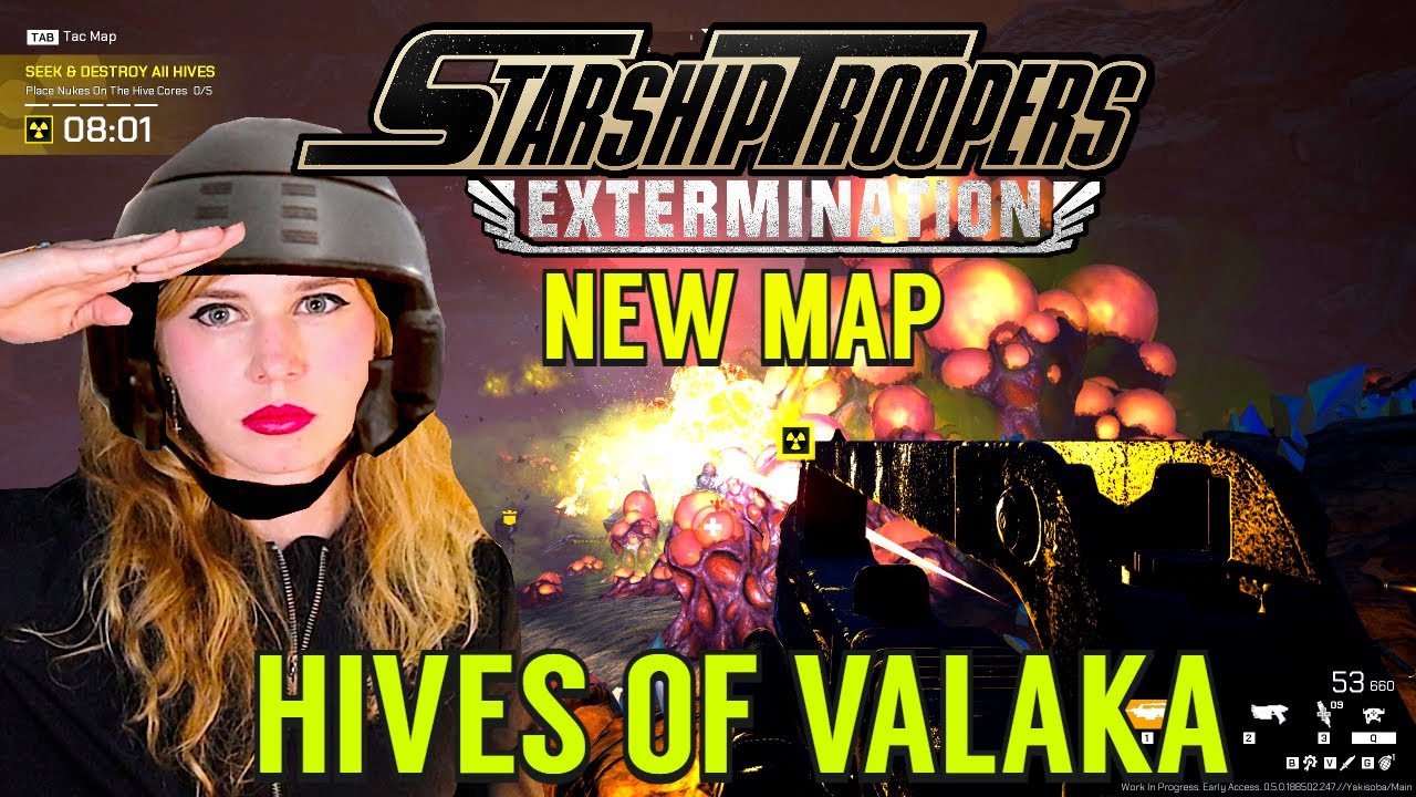 MAJOR UPDATE-New Map Hives of Valaka-Starship Troopers - YouTube