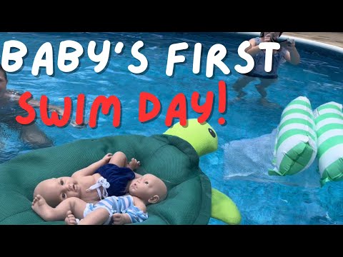 2 Reborn Babies: 1 Swim Day!