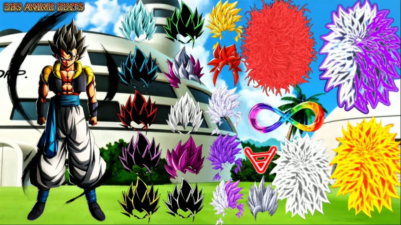 Gogeta all Forms and all Transformation + Hair's - YouTube