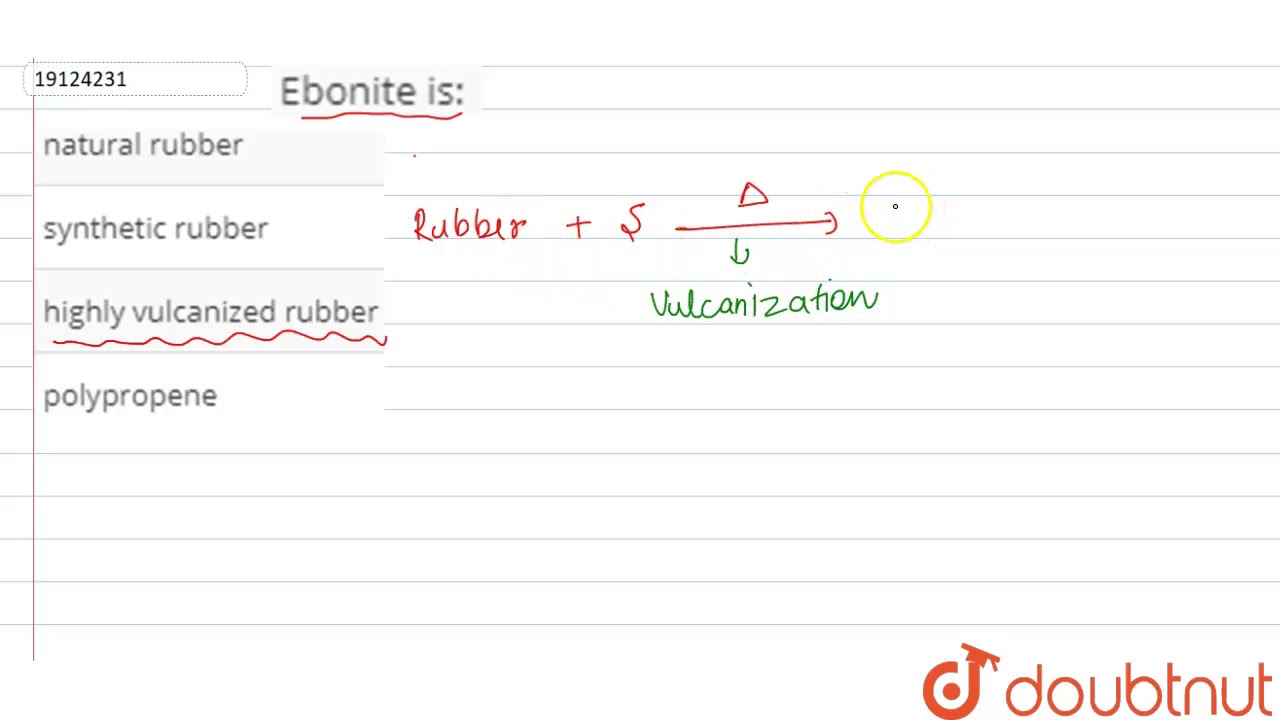 Ebonite is: - YouTube