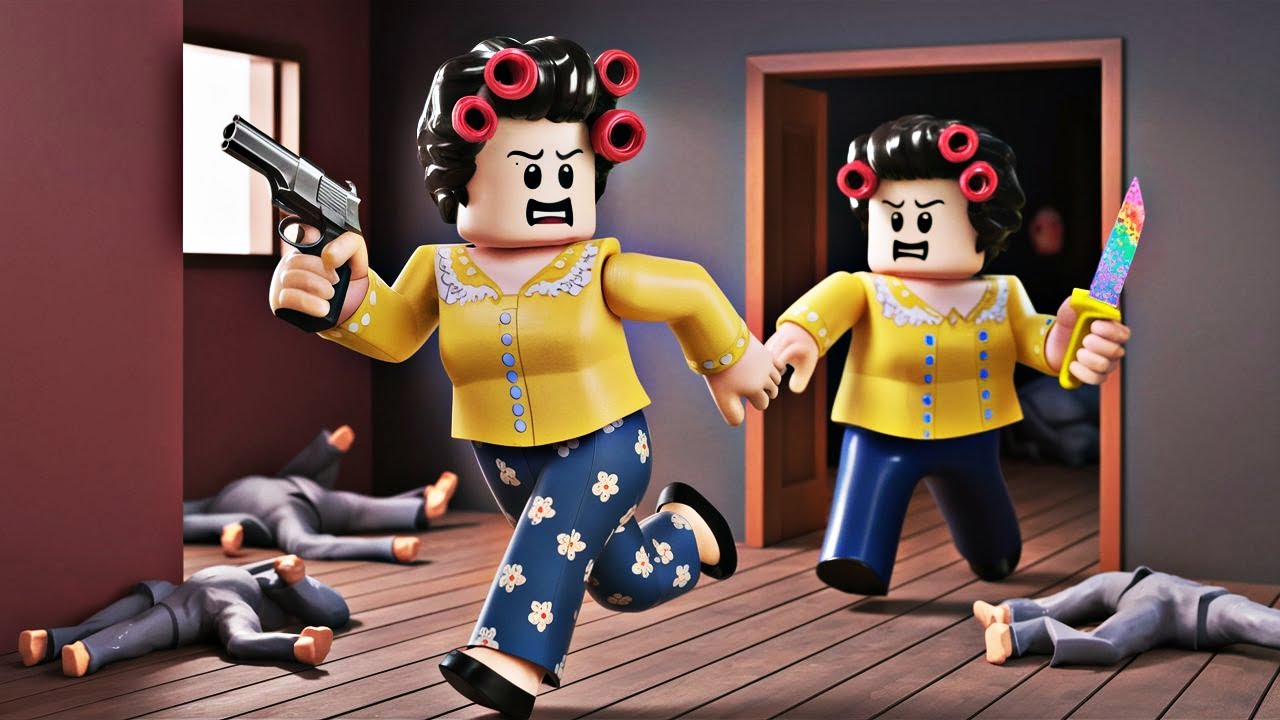 PENSEI QUE A VOVÓ FALSA ERA O MURDER DO MM2 - YouTube