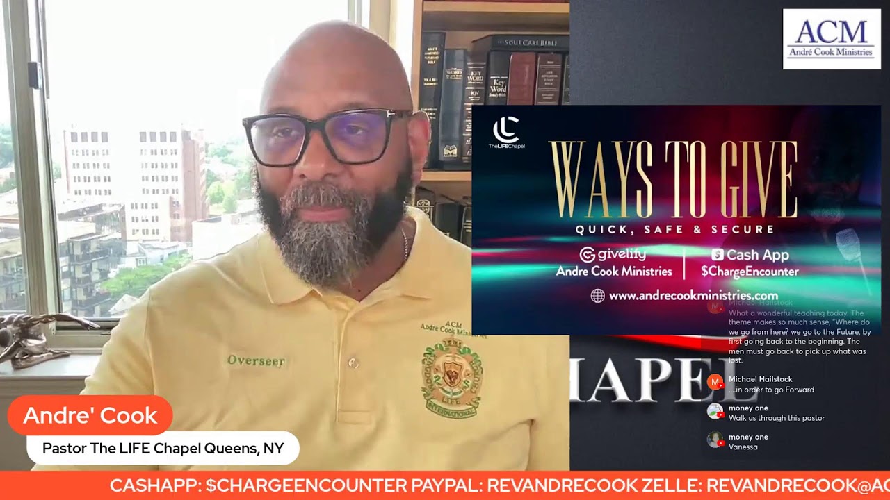 LIVE With Pastor Andre' Cook A Men's Empowerment Moment Topic: Biblical ...